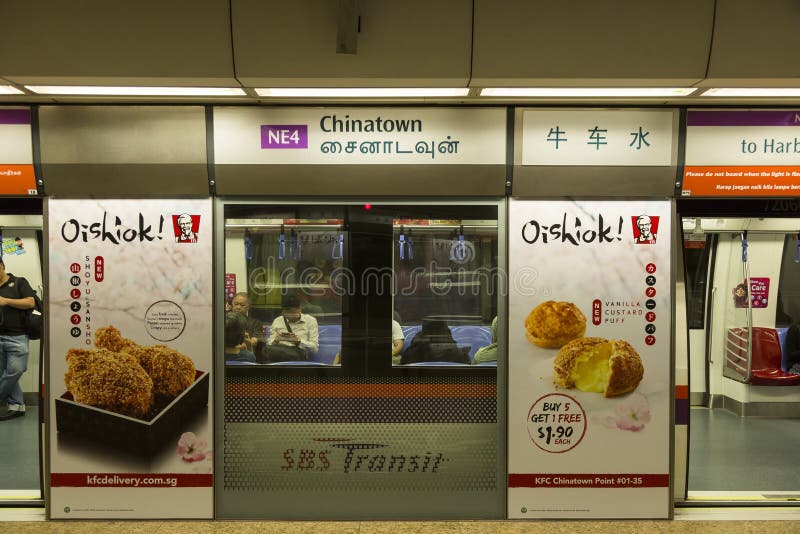 Singapore MRT editorial stock photo. Image of payoh, mass - 90698048