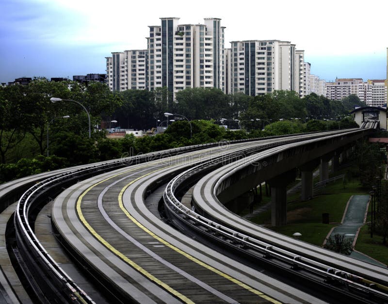 Singapore MRT Railway stock photo. Image of singapore - 42398970