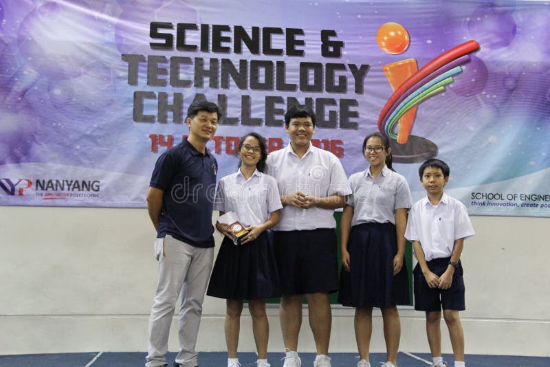 Singapore - OCTOBER 14, 2016: Science and Technology Challenge Nanyang ...