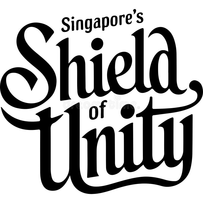 Singapore S Shield of Unity Logo Stock Illustration - Illustration of ...