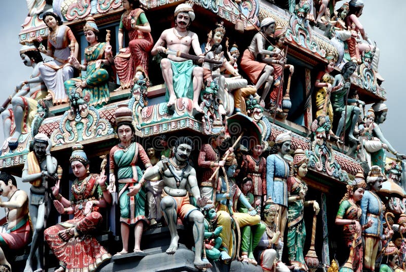 Singapore: Sikhara Tower At Sri Mariamman Temple Picture. Image: 8531447