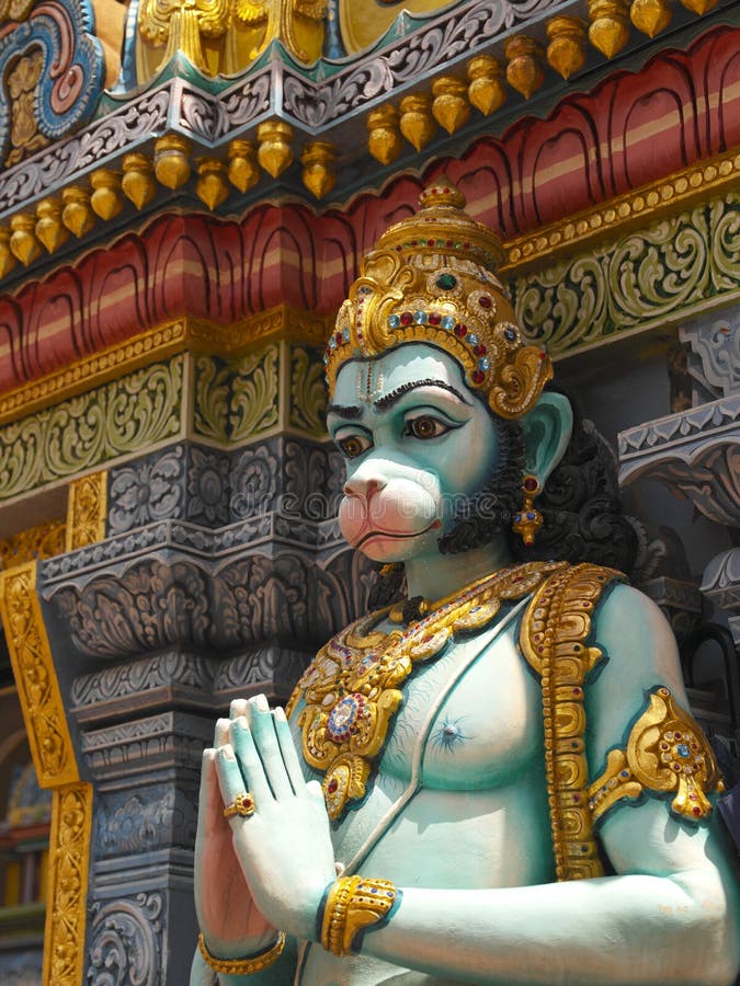 Sri Krishnan Hindu Temple - Singapore Stock Photo - Image of hinduism ...