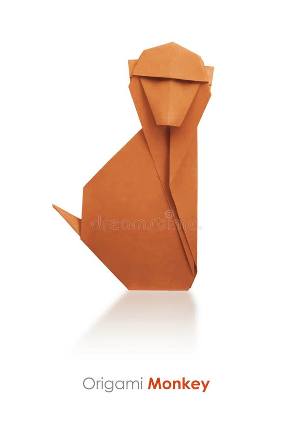 Singe d'origami photo stock. Image du asie, cultures - 65087414