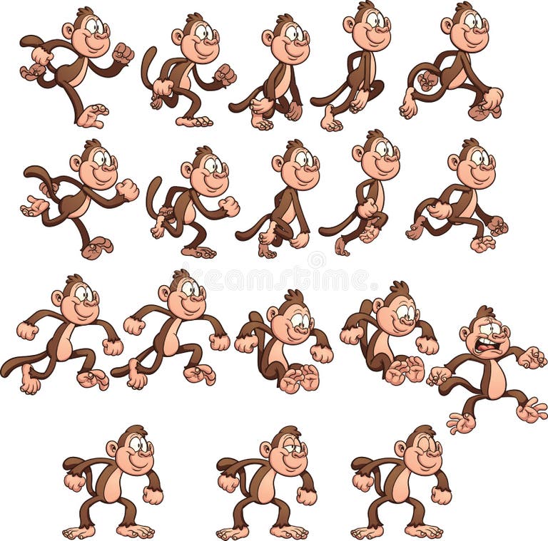 Singe Stock Illustrations, Vecteurs, & Clipart – (133,407 Stock ...