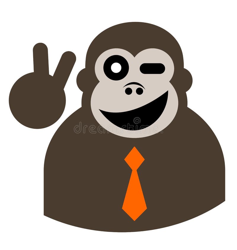 Singe Heureux Stock Illustrations, Vecteurs, & Clipart – (31,971 Stock ...