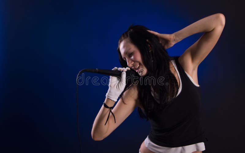 Singer stock image. Image of fashion, party, entertainment - 10521893