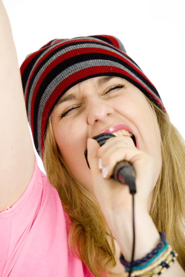 Singer stock image. Image of artist, relax, enjoyment - 18865187