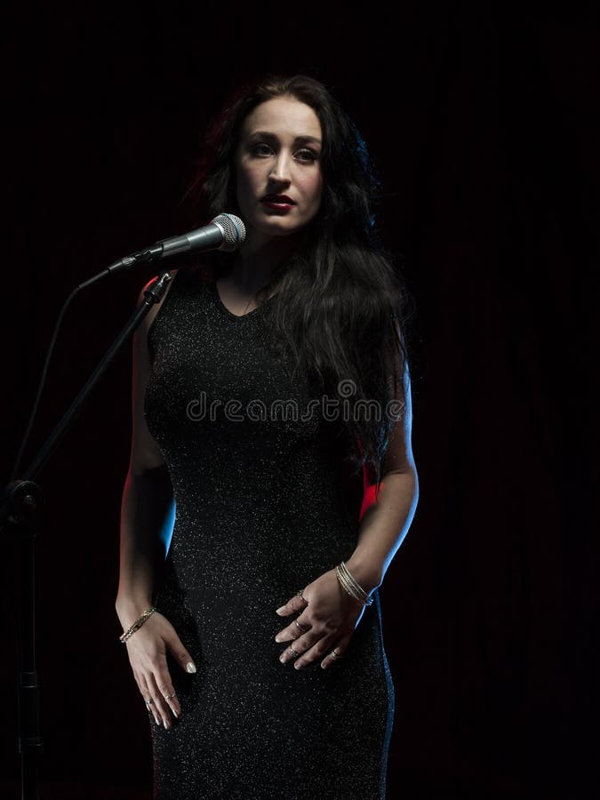 Singer stock image. Image of musician, singing, caucasian - 55299781