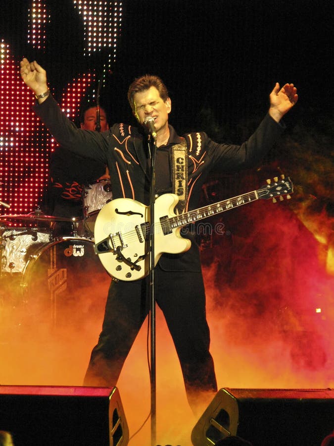 Singer Chris Isaak in Concert Editorial Stock Image - Image of actor ...