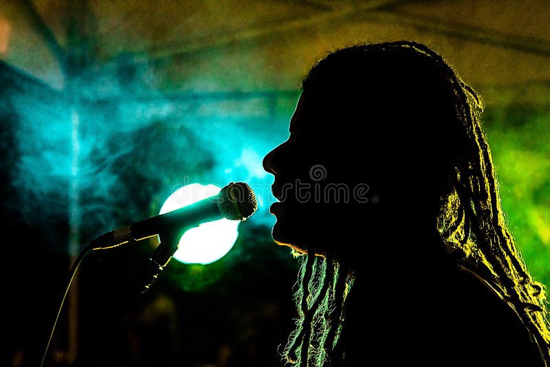 Singer editorial stock photo. Image of musician, shadow - 96651748