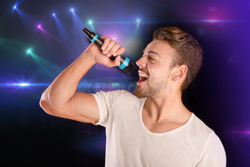 Singer stock image. Image of isolated, musical, passion - 54154063