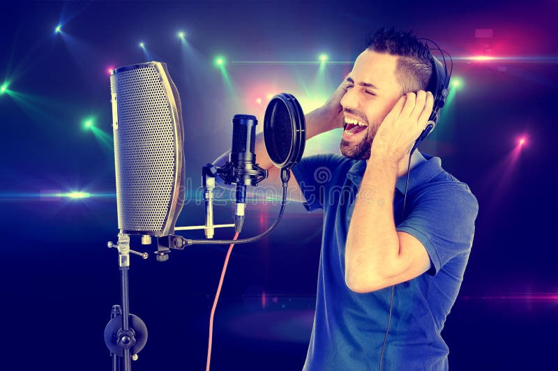 Singer stock photo. Image of perform, jacket, performance - 47121390