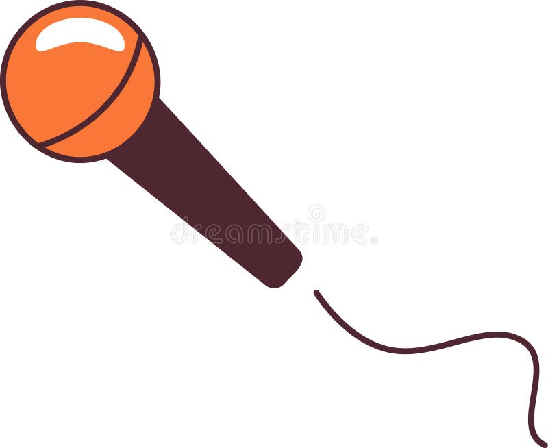 Singer Microphone Instrument Stock Vector - Illustration of concert ...