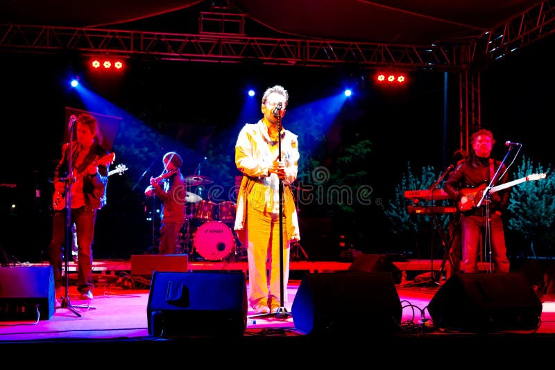 Singer Performs Live on Stage Editorial Stock Image - Image of idol ...