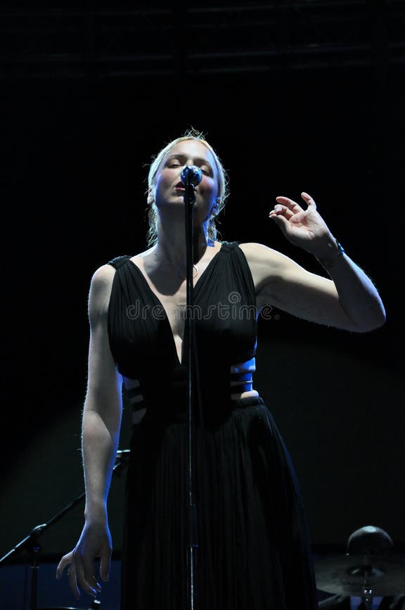 Singer from Pink Martini Performs Live Editorial Stock Image - Image of ...