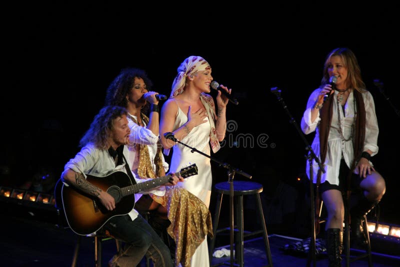 Singer Pink Performs Onstage Editorial Photo - Image of musical ...