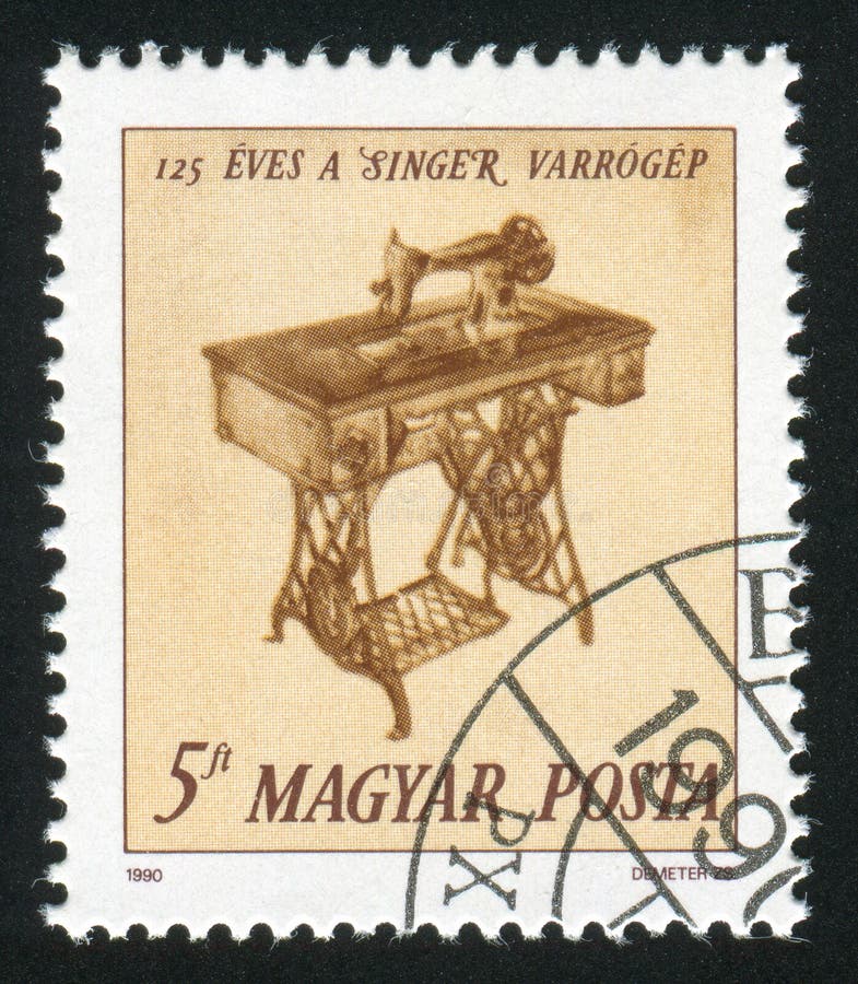 Singer Sewing Machine editorial stock image. Image of needle - 232483279