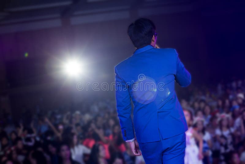 Singer Sing a Song in Concert Editorial Photo - Image of sound ...