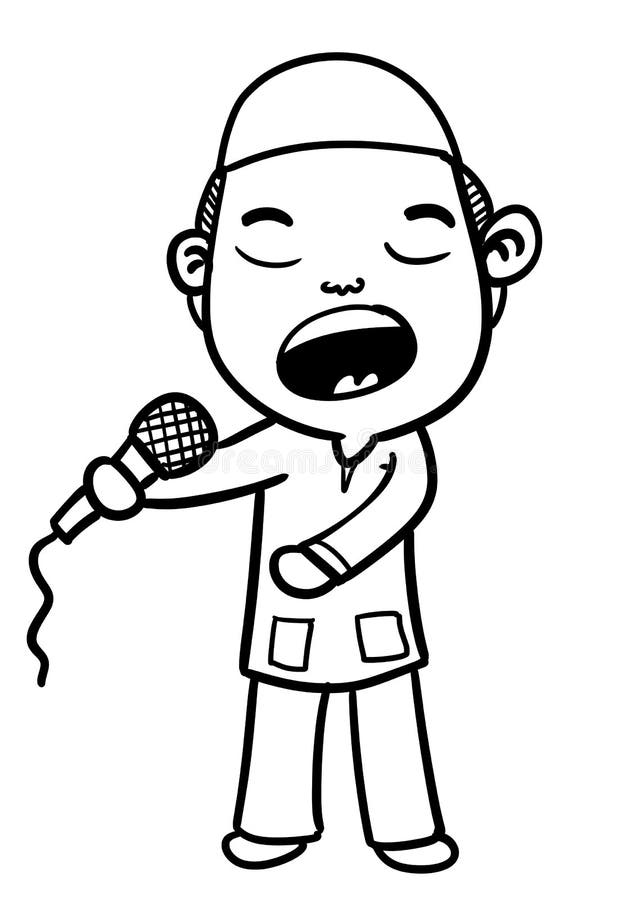 Singer stock illustration. Illustration of electric, musician - 36659421