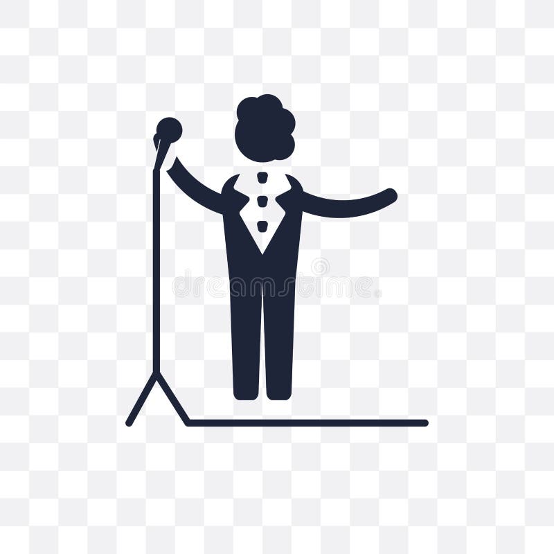 Artist Singing Vector Vector Sign and Symbol Isolated on White ...