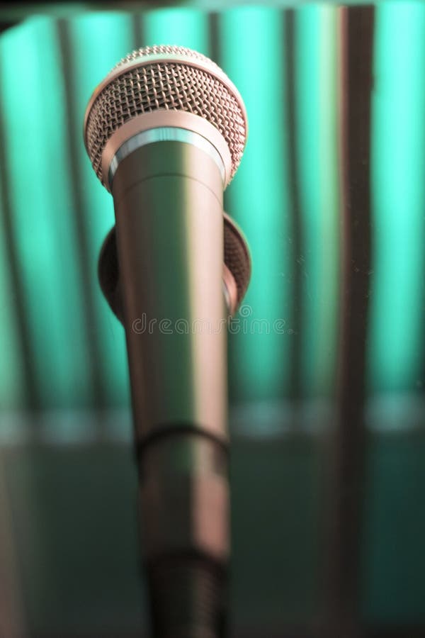 Singers Concert Stage Microphone Stock Photo - Image of equipment ...