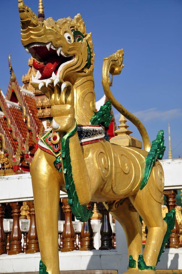 Singha image stock. Image du statue, gardien, architecture - 11967427