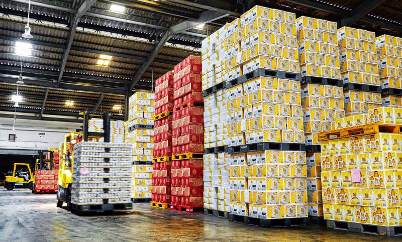 Singha Beer Company Warehouse Editorial Photo - Image of beverage ...