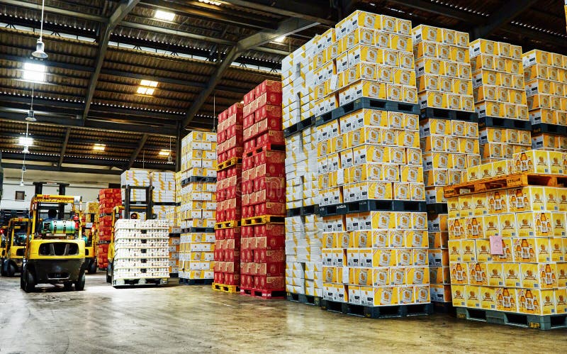 Singha Beer Company Warehouse Editorial Photo - Image of manufacturer ...