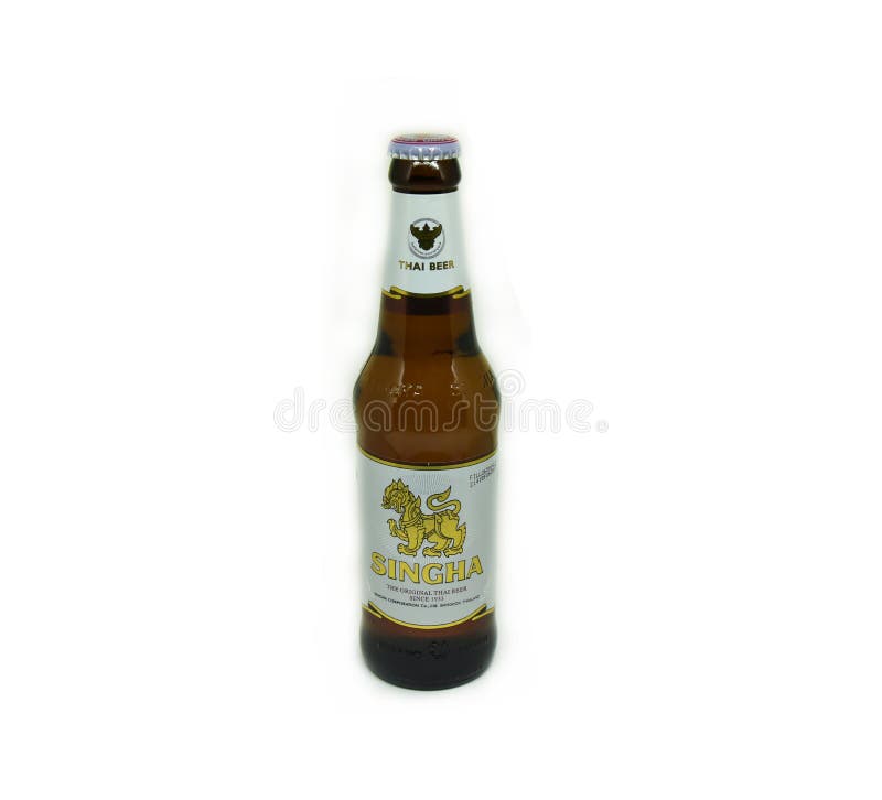 Singha Bier Das Original Thai Bier Im Supermarkt in Chiang Mai Thailand ...