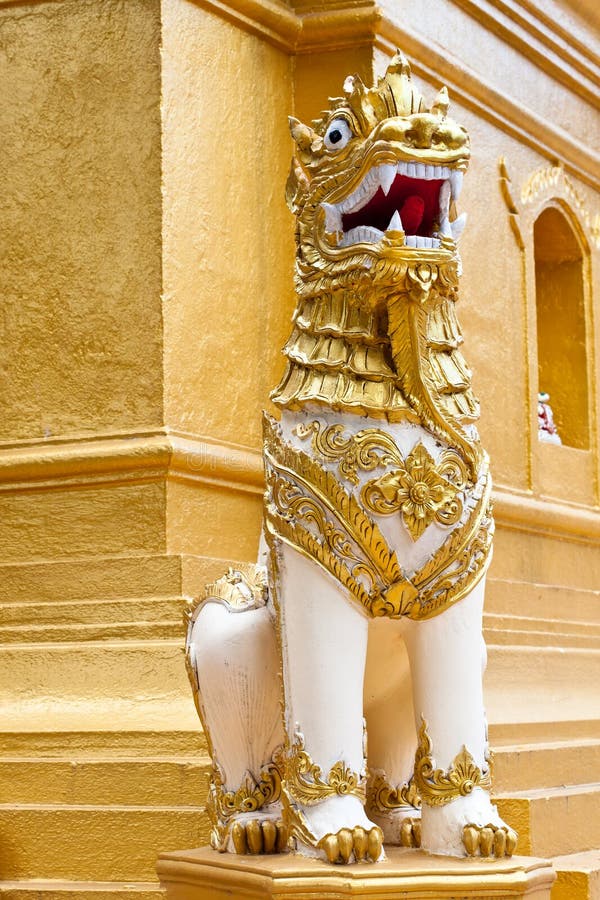 Singha statue stock photo. Image of thai, religion, travel - 19428968