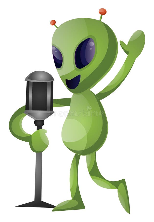 Alien Singing Stock Illustrations – 301 Alien Singing Stock ...