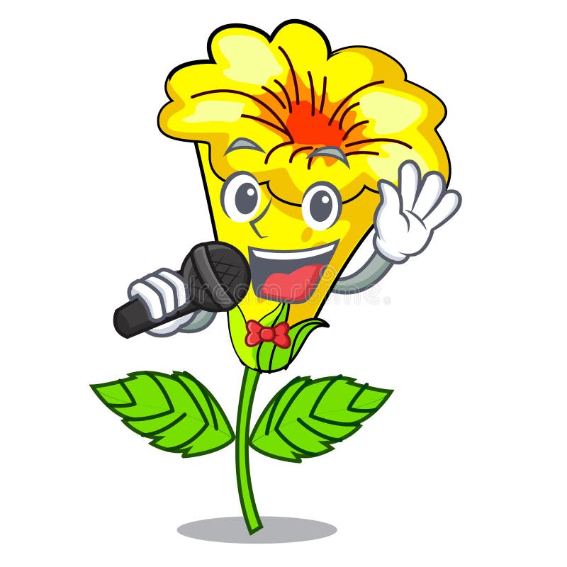 Singing Flowers Pots Stock Illustrations – 8 Singing Flowers Pots Stock ...