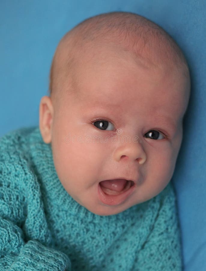 The singing baby stock image. Image of newborn, cute - 18265505