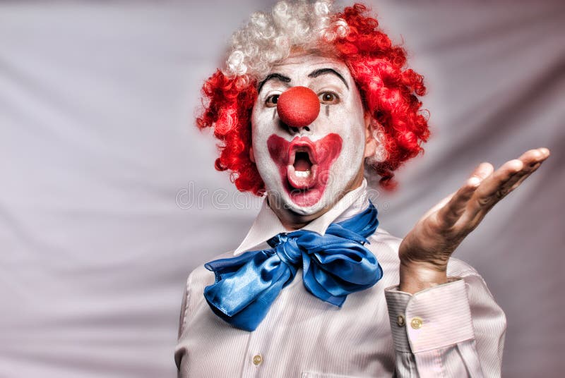 Happy Clown - AOkay stock image. Image of circus, performance - 13854301