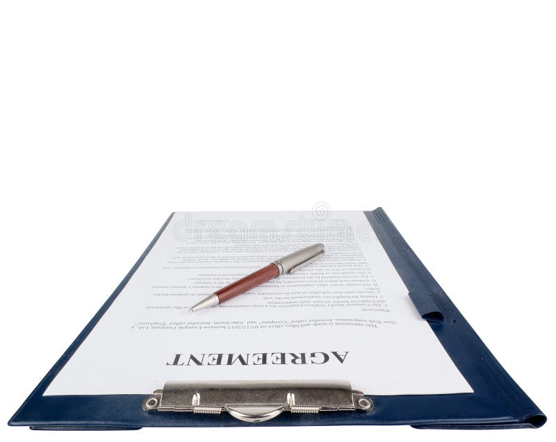 Singing the Contract (agreement) Stock Photo - Image of negotiation ...