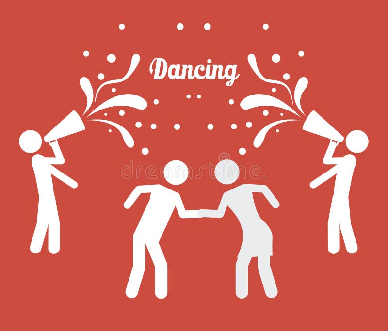 Singing and Dancing Icons, Illustration Stock Illustration ...