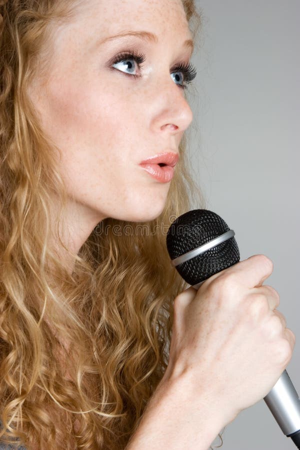 Singing Girl stock image. Image of entertainment, young - 6238383
