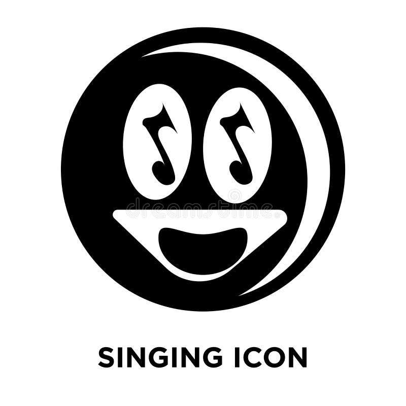 Singing vector symbol stock vector. Illustration of karaoke - 1916370