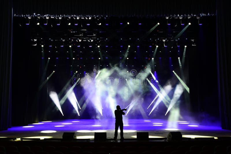 Singing man stock image. Image of party, acting, hall - 53244053