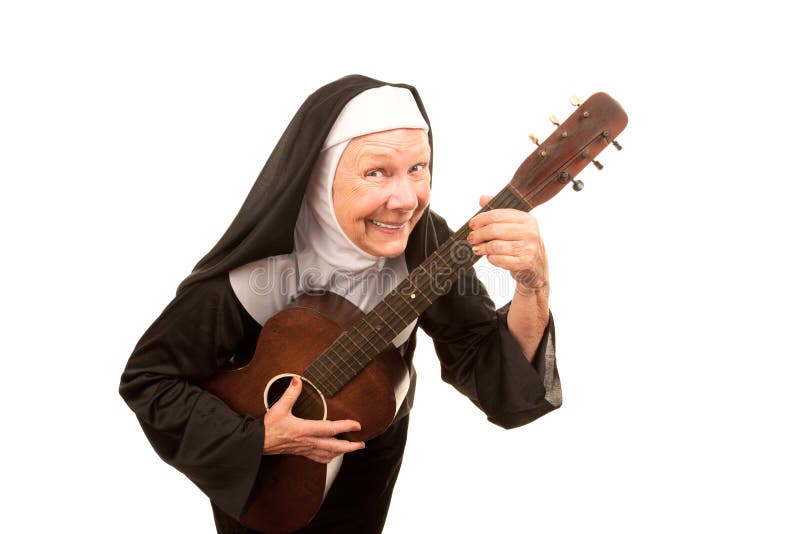 Singing Nun stock image. Image of habit, religious, chord - 13251819