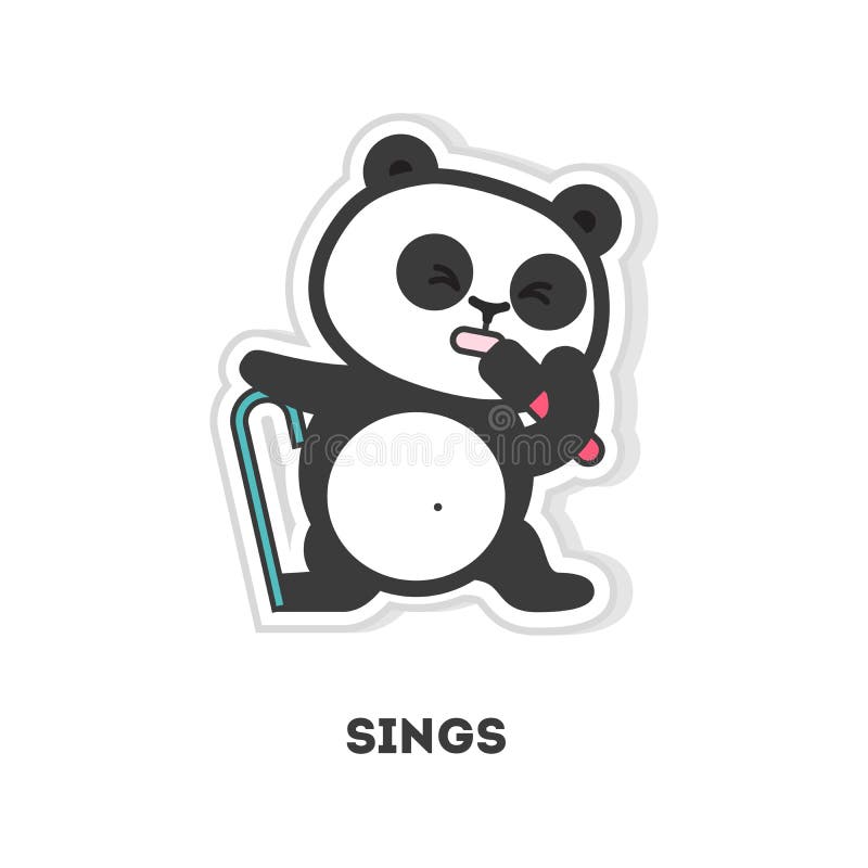 Panda Singer Stock Illustrations – 51 Panda Singer Stock Illustrations ...