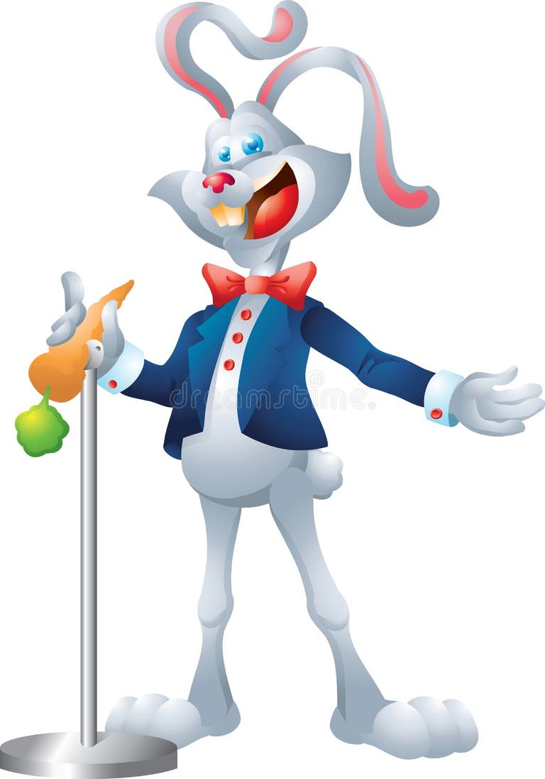 Singing Cartoon Bunny Stock Illustrations – 210 Singing Cartoon Bunny ...