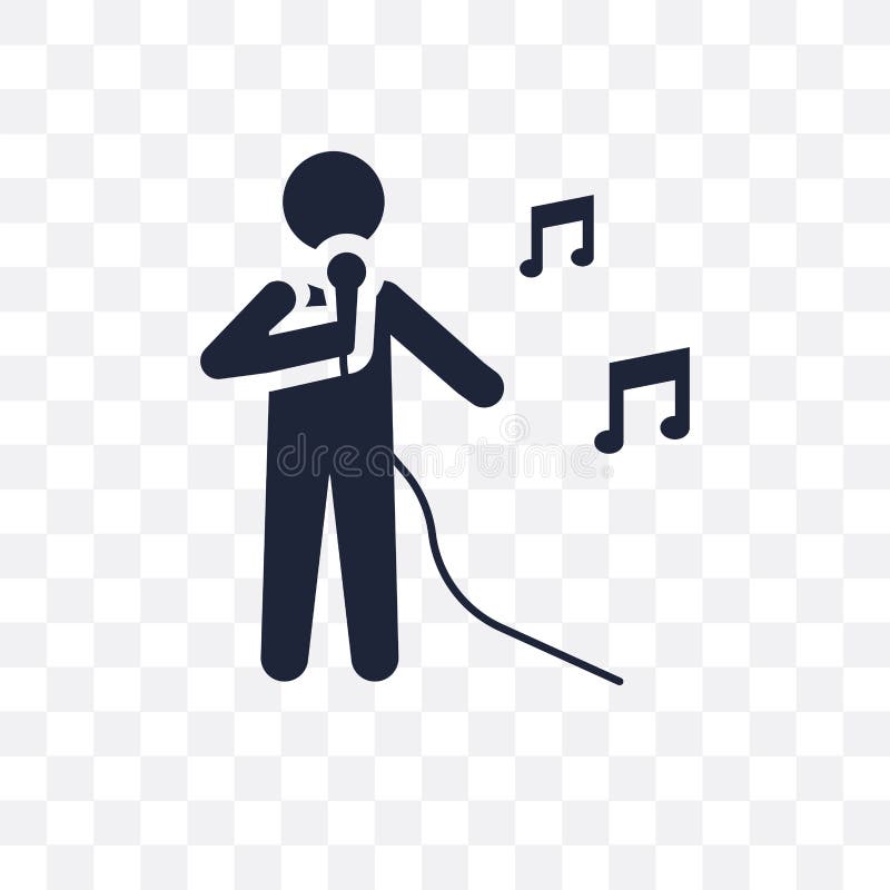 Singing Transparent Icon. Singing Symbol Design from Activity an Stock ...
