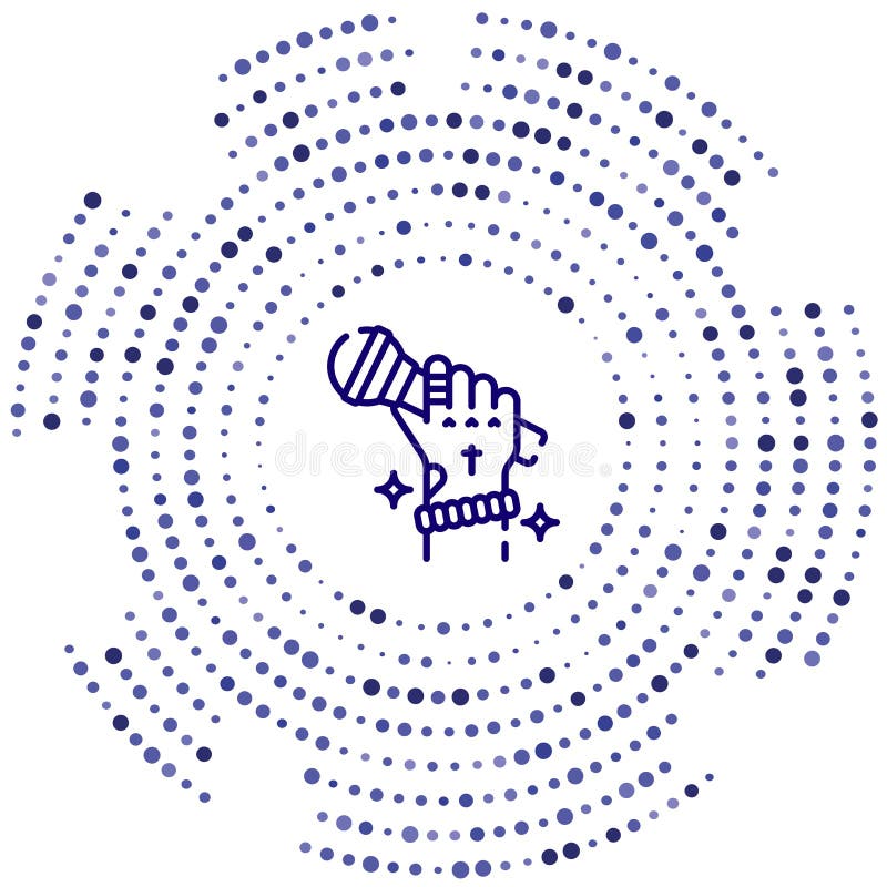 Singing Vector Icon. Singing Editable Stroke. Singing Linear Symbol for ...