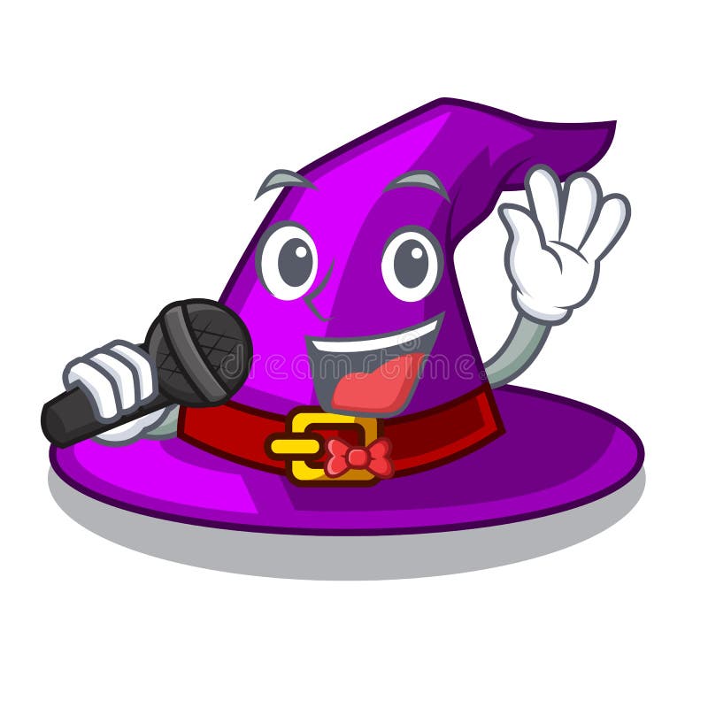 Singing Witch Halloween stock vector. Illustration of rock - 48137715