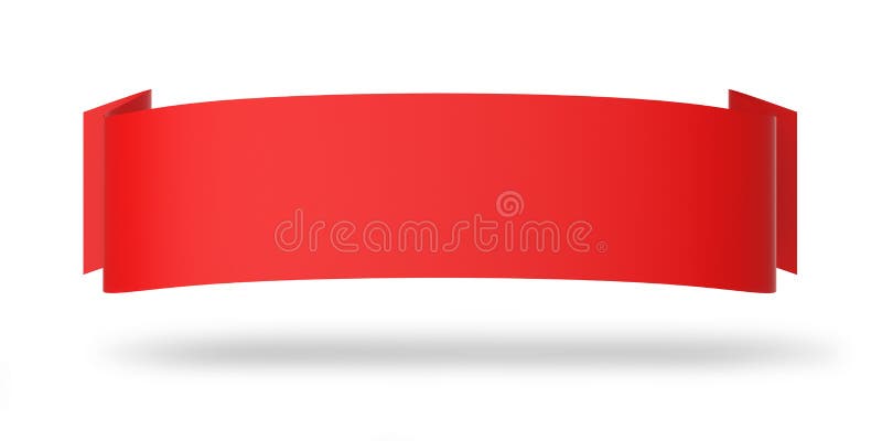 Single Advertising Sign Red Stock Illustration - Illustration of ...