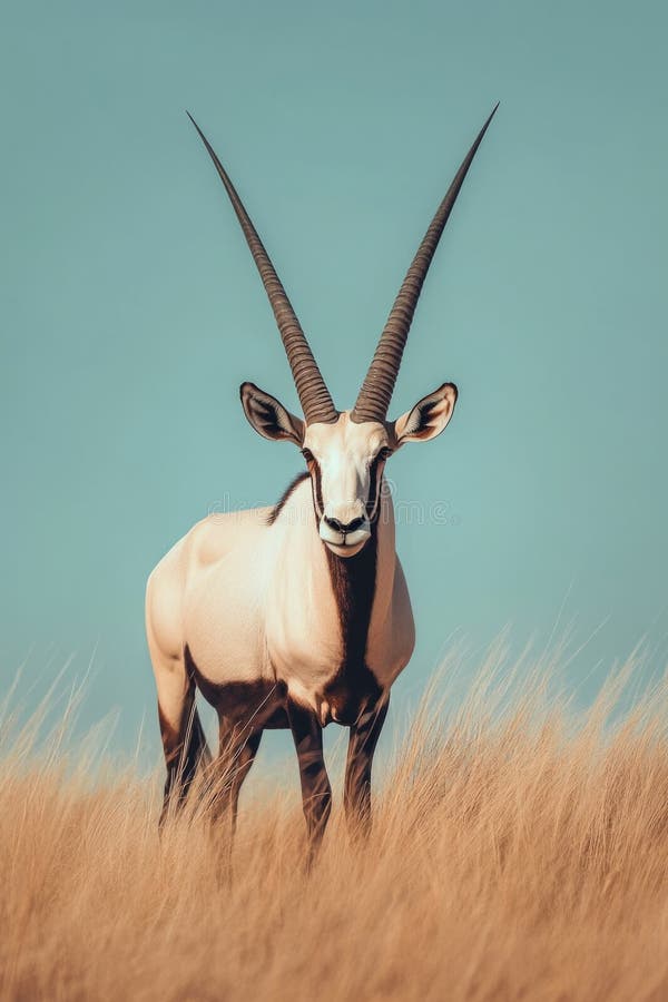 Antelope in open field stock image. Image of wildlife - 380043183