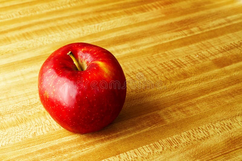 A Single Apple for a Healthy Lifestyle Stock Image - Image of dieting ...