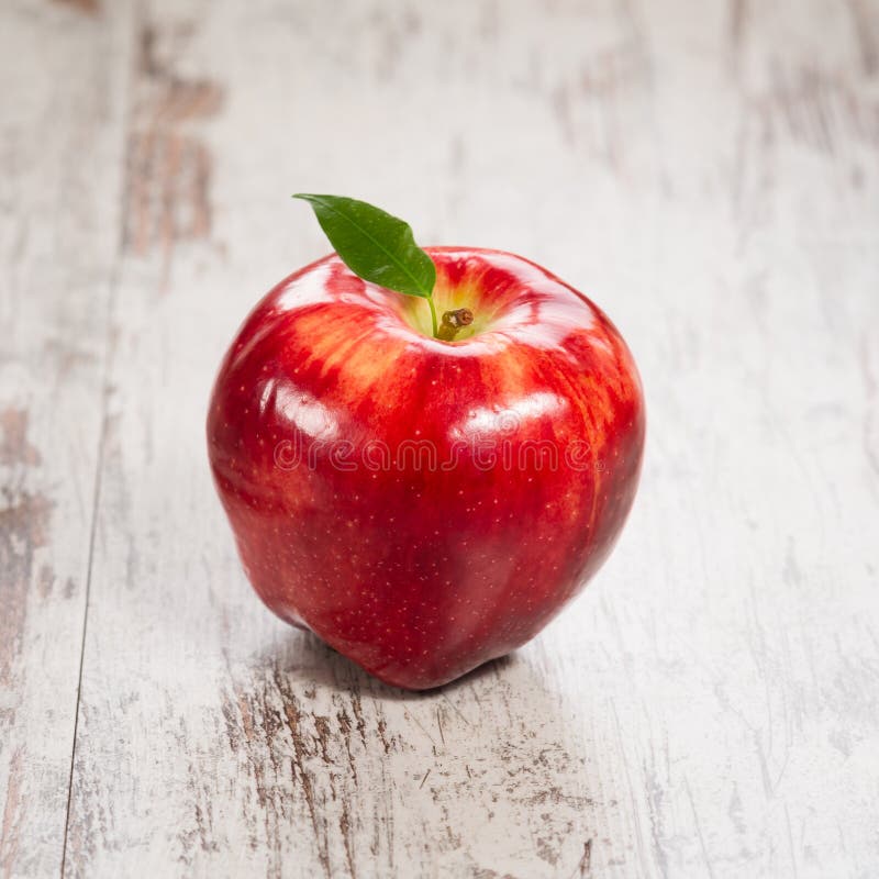 A Single Red Apple Placed on a Clean and Simple White Surface, Ideal ...