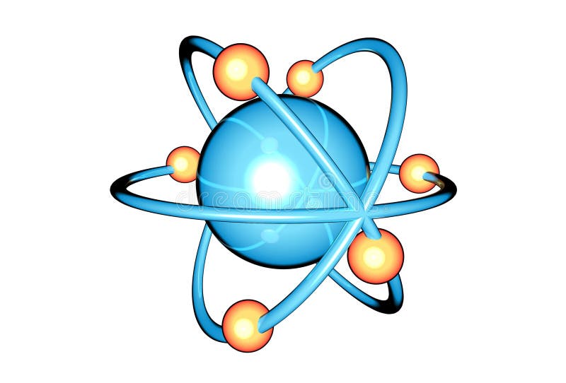 Single Atom stock illustration. Illustration of clipart - 225976